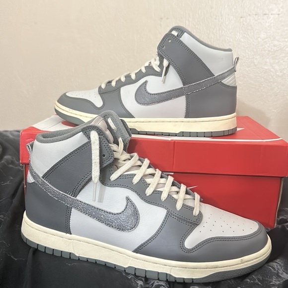 Nike | Shoes | Nike Dunk High Vintage Light Bone Grey | Poshmark